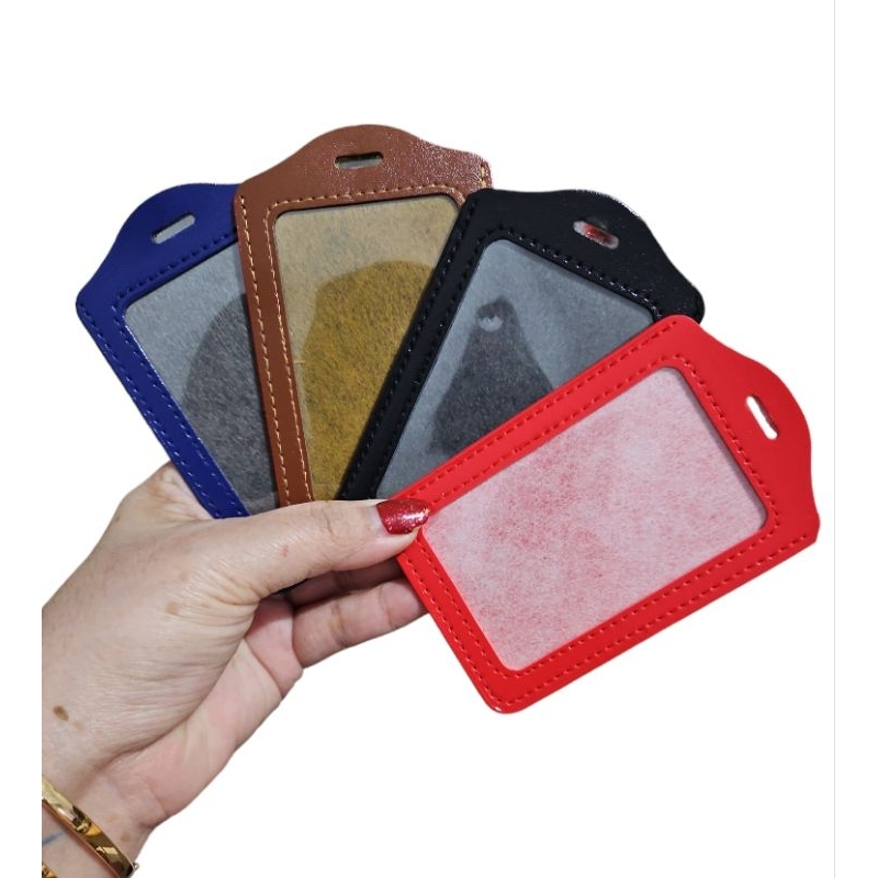 Jual CASE ID CARD SOFT CASE/FRAME/GANTUNGAN ID CARD KULIT SINTETIS ...