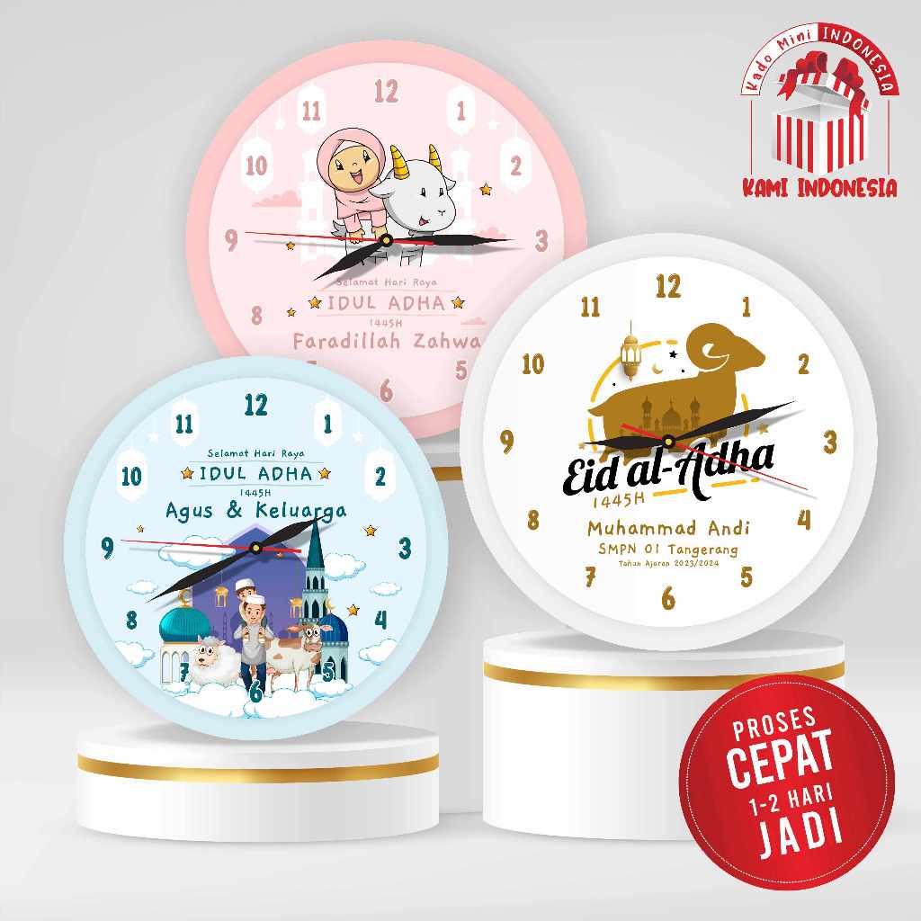 Jual JAM DUDUK CUSTOM IDUL ADHA HAMPERS HARI RAYA LEBARAN HAJI SOUVENIR ...