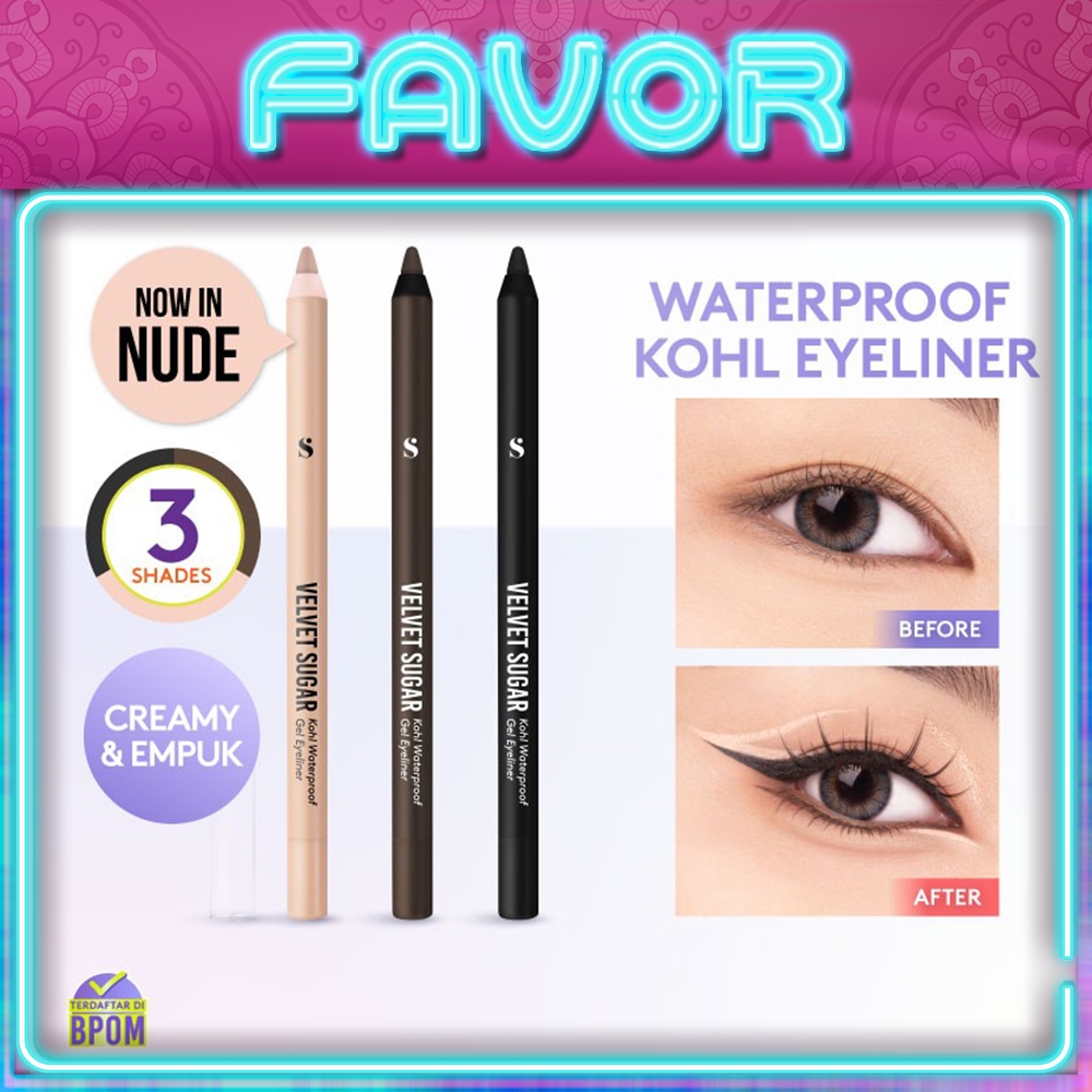 Jual SOMETHINC Velvet Sugar Kohl Waterproof Gel Eyeliner 1.2g | Water-resistant, Smudge-proof ...