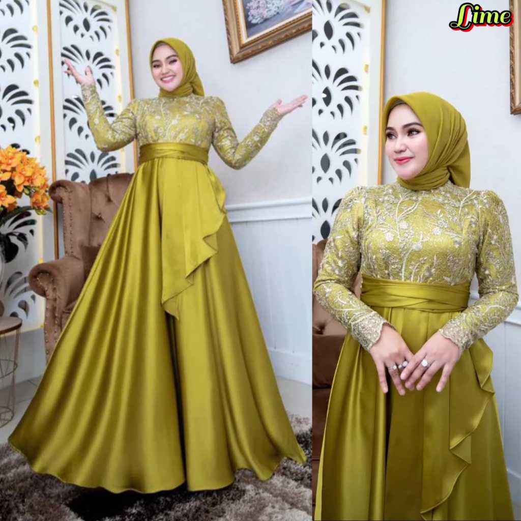 Jual Azzura Gamis Kondangan Gamis Pesta Gamis Wanita Muslim Terbaru ...