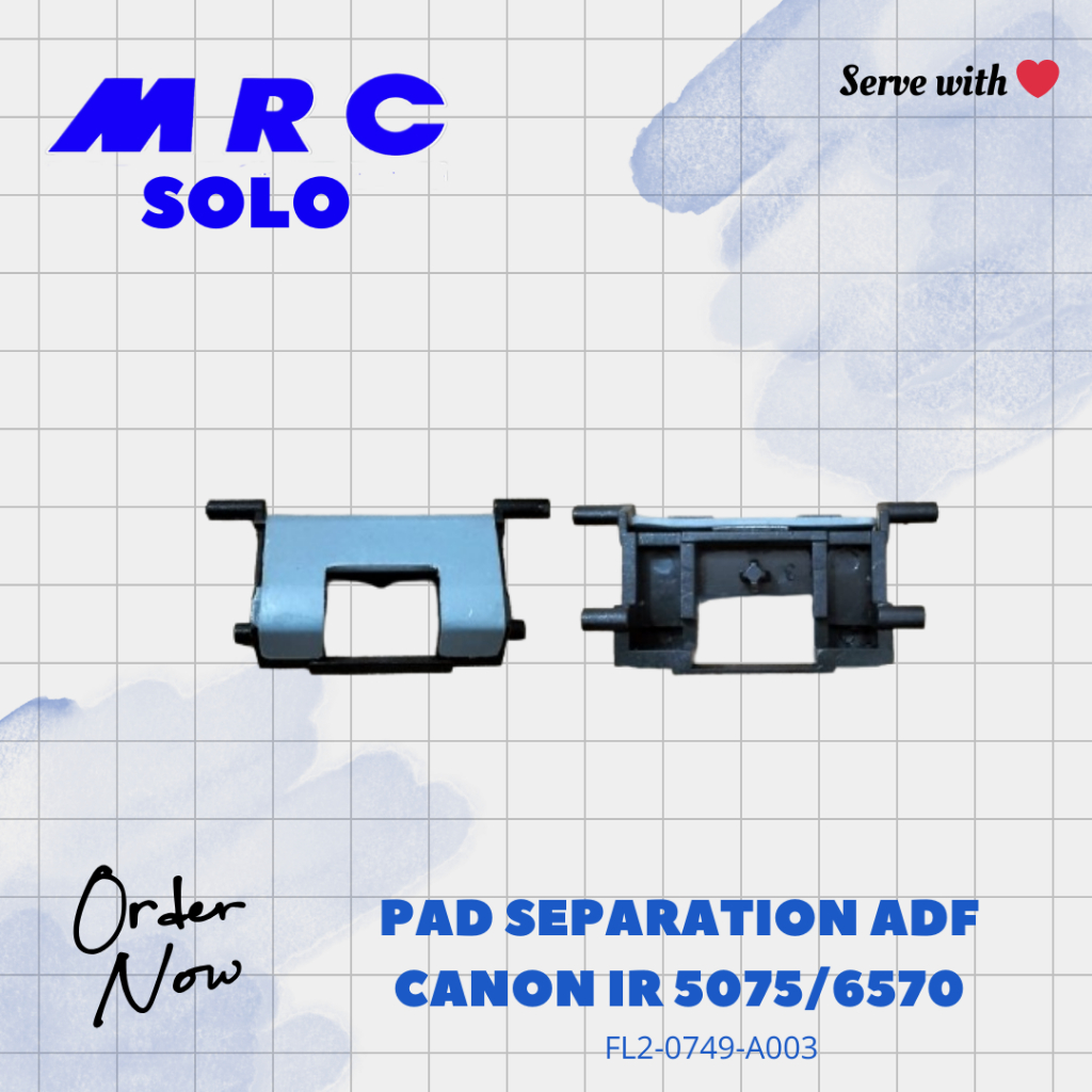 Jual PAD SEPARATION ADF CANON IR 5075/5570/6570 FL2-0749 | Shopee Indonesia