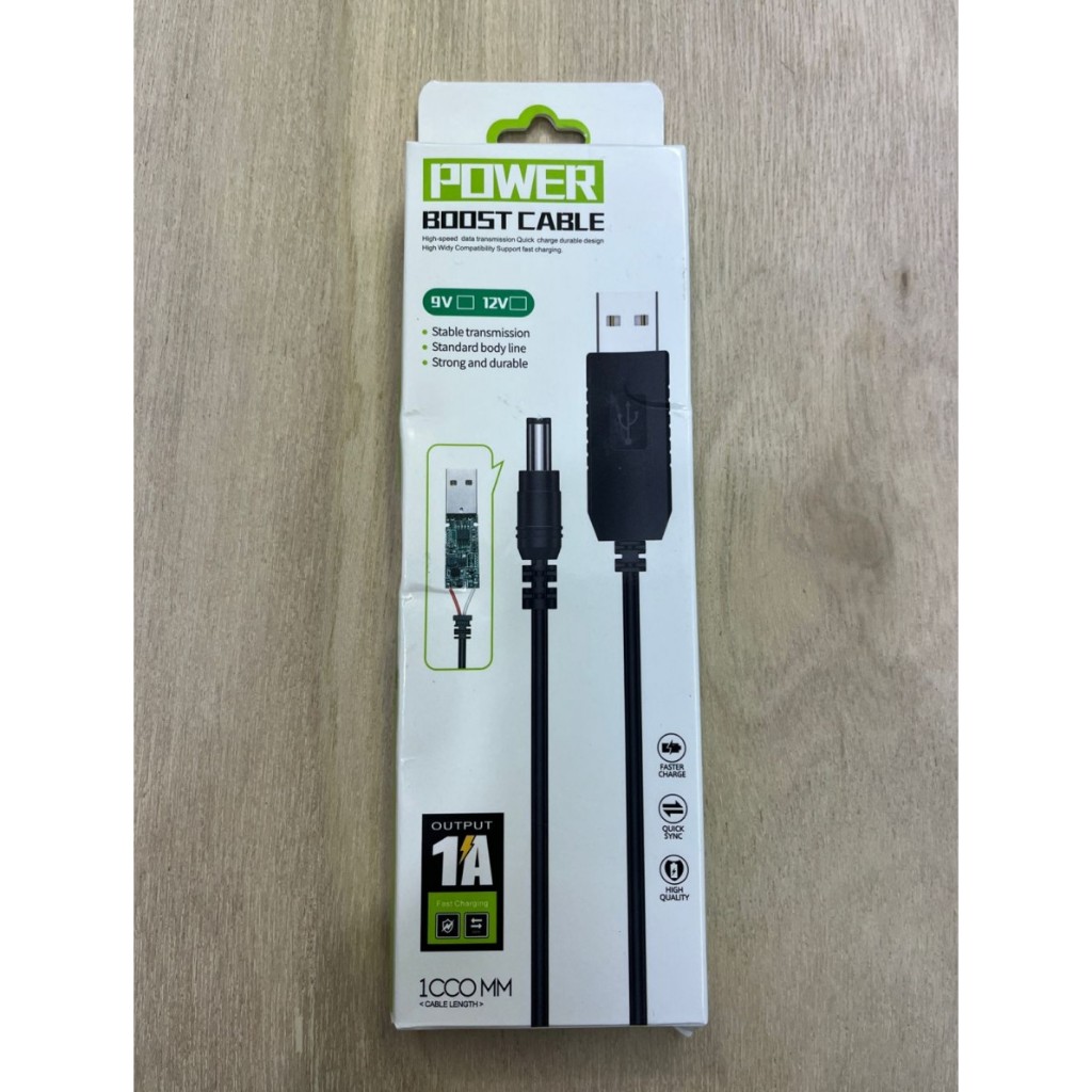 Jual Kabel Converter Adapter USB Power Boost DC 5V to 12V DC | Shopee ...