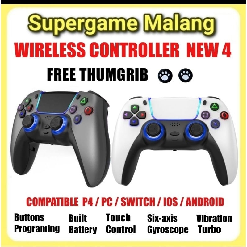Jual Stik PS4 Model PS5 PS3 P4 Elite X Stick New 4 T 411 Wireless Controller PS 4 PS 5 Switch PC ...