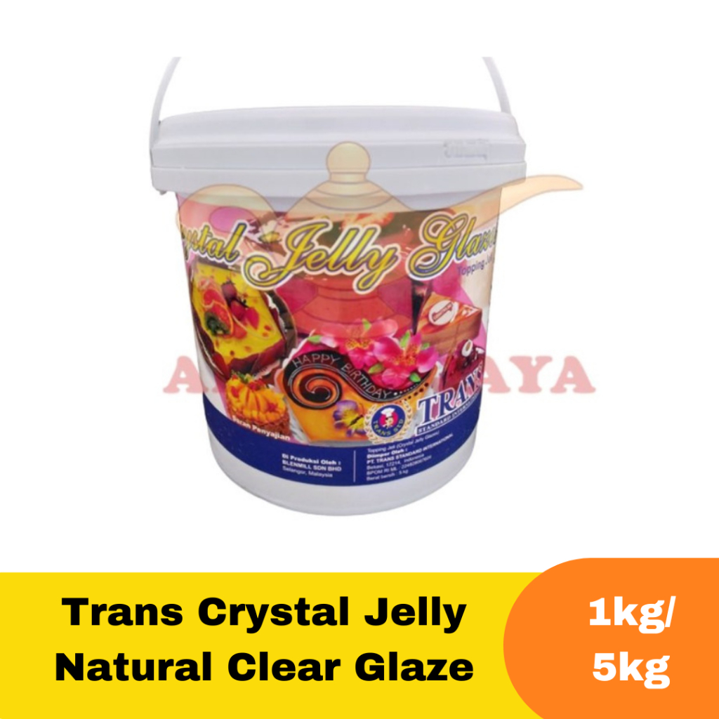 Jual Trans Crystal Jelly Natural Clear Glaze 1kg / 5kg | Shopee Indonesia