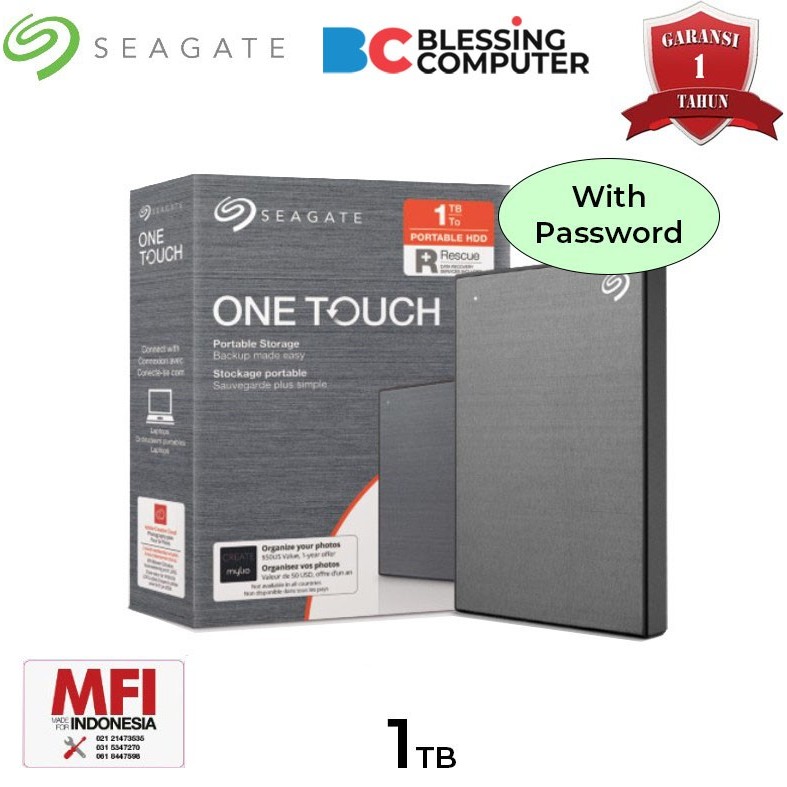 Jual Hardisk Eksternal 1TB / Hardisk External Seagate One Touch 1TB ...