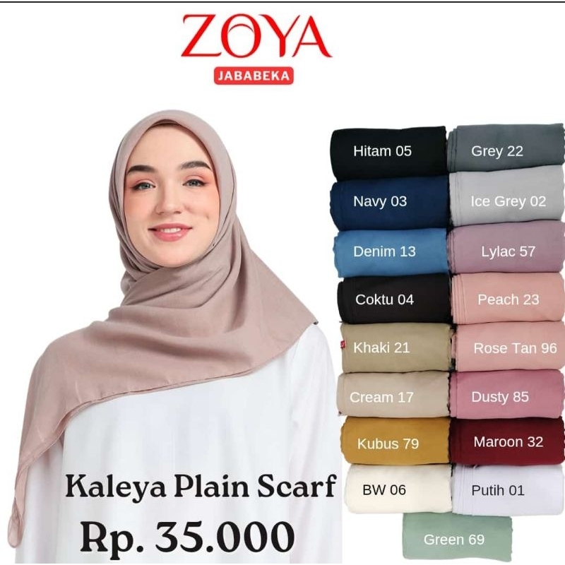 Jual KALEYA SCARF ZOYA ORI 35K | Shopee Indonesia
