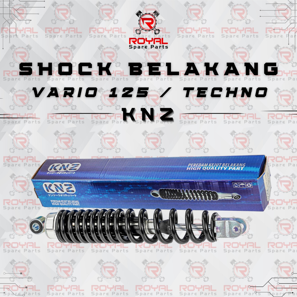 Jual SHOCK BREAKER SHOCKBREAKER BELAKANG VARIO 125 TECHNO /VARIO 125/FI/150 BLACK ORIGINAL KNZ ...