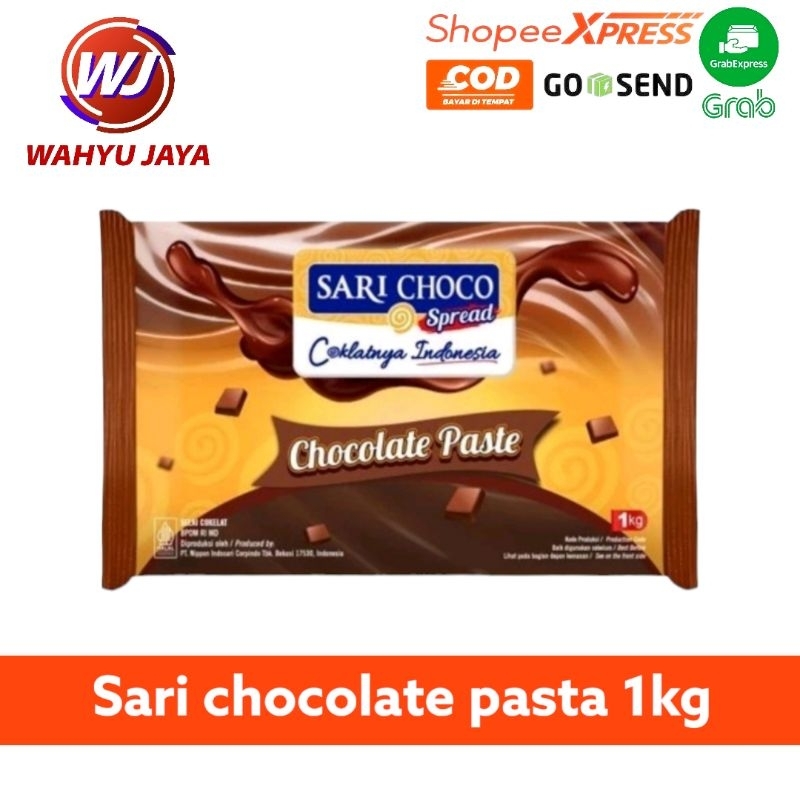 Jual Sari roti chocolate pasta 1 kg/sari roti coklat pasta 1kg | Shopee ...