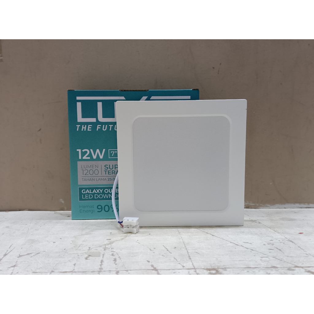 Jual LUXEN LED PANEL GALAXY 12W 12 WATT KOTAK OUTBOW DOWNLIGHT LED ...