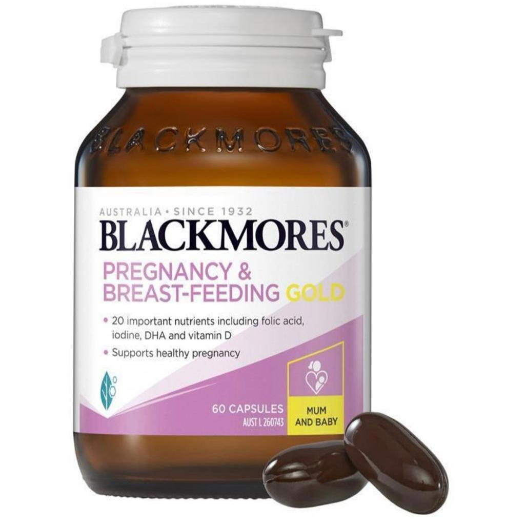 Jual Blackmores Pregnancy & Breastfeeding Gold Vitamin 60 Capsules ...