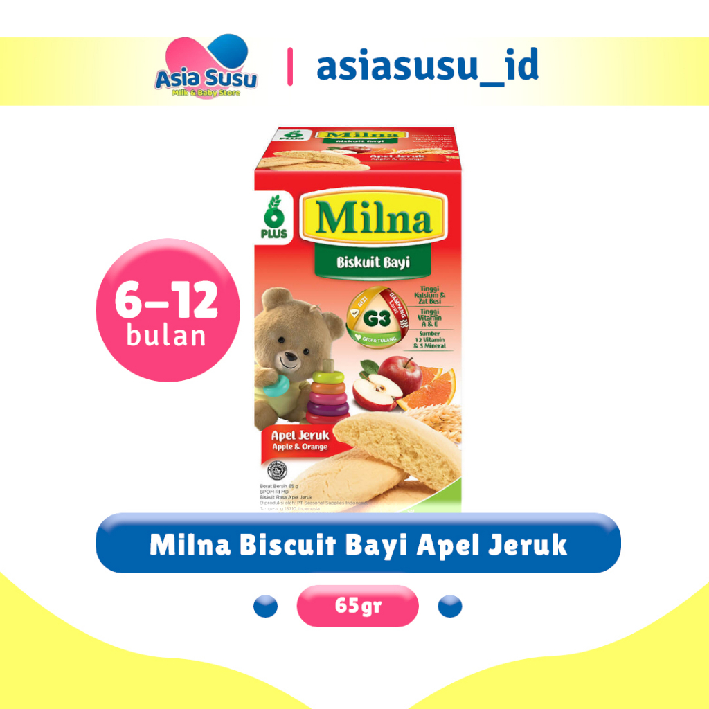 Jual MILNA BISKUIT BAYI 6M 8M / MILNA FINGER / MPASI CEMILAN | Shopee ...