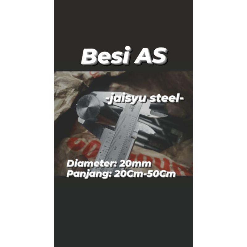 Jual Besi As diameter 20mm panjang 20cm-50cm | Shopee Indonesia