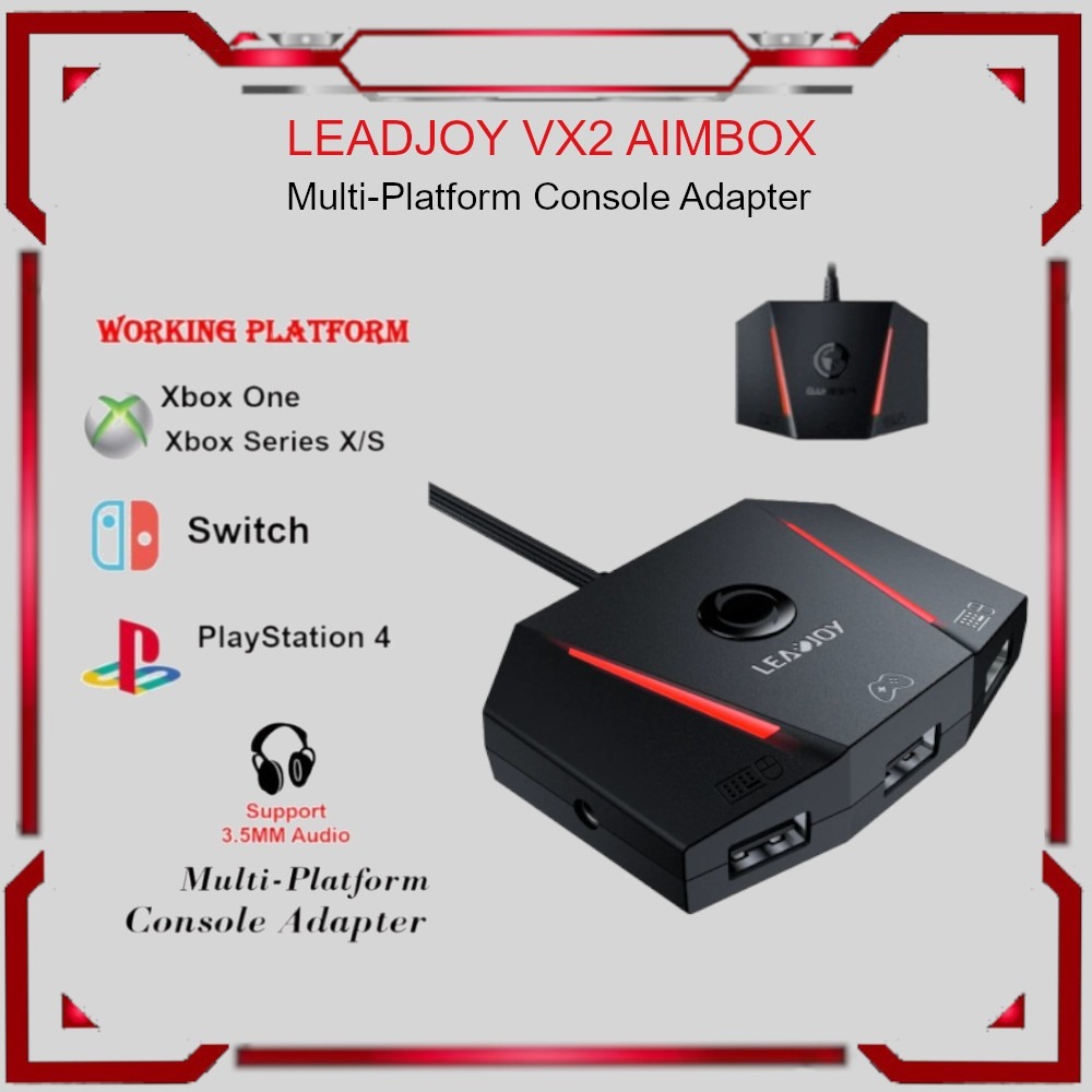 Jual LEADJOY VX2 Aimbox Multi-Platform Console Adapter Mouse Keyboard ...
