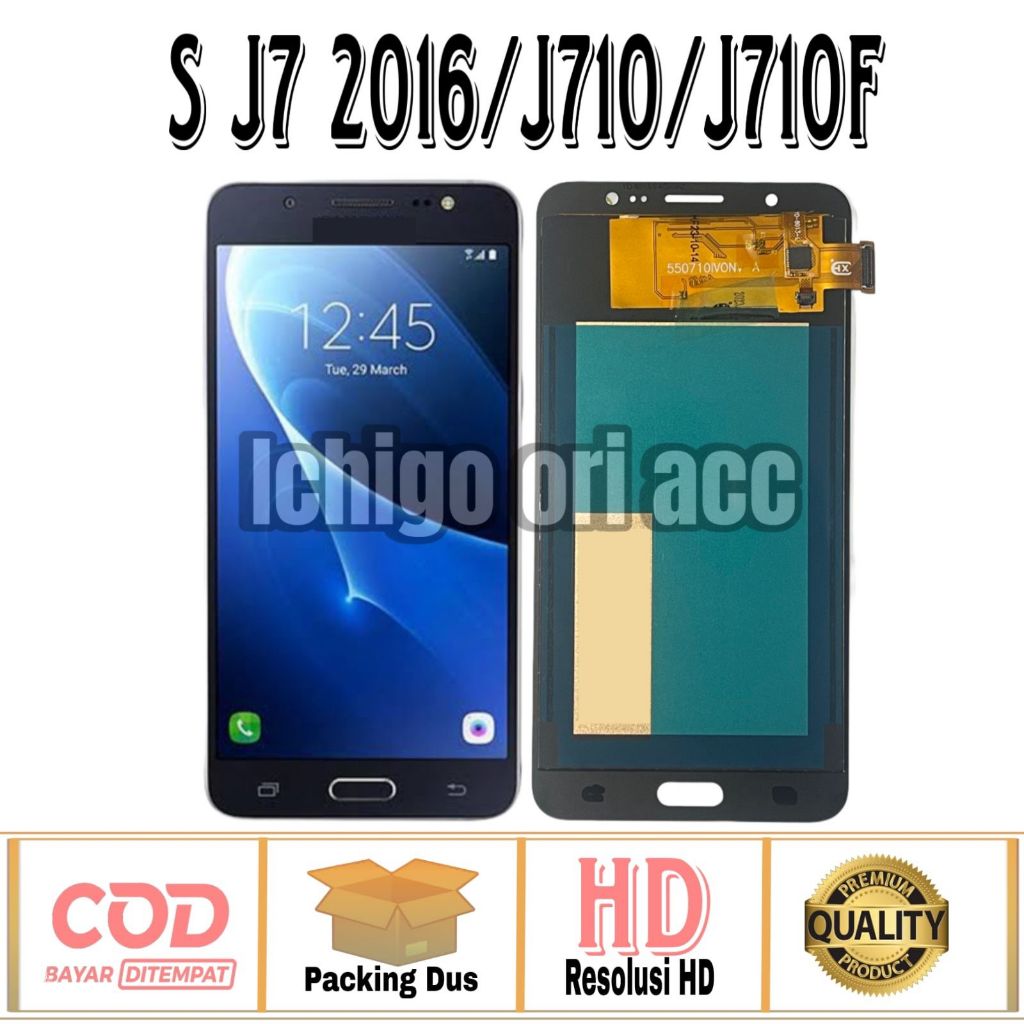 Jual LCD TOUCHSCREEN SAMSUNG GALAXY J7 2016 / J710 / J710F ORIGINAL FULLSET CONTRAS | Shopee ...