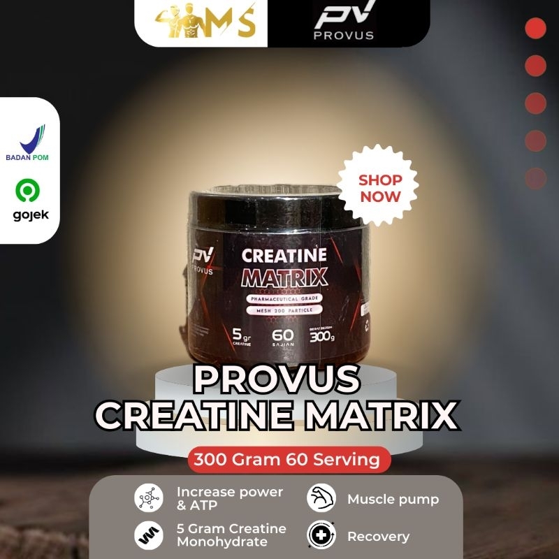 Jual provus creatine matrix 300 gram | Shopee Indonesia