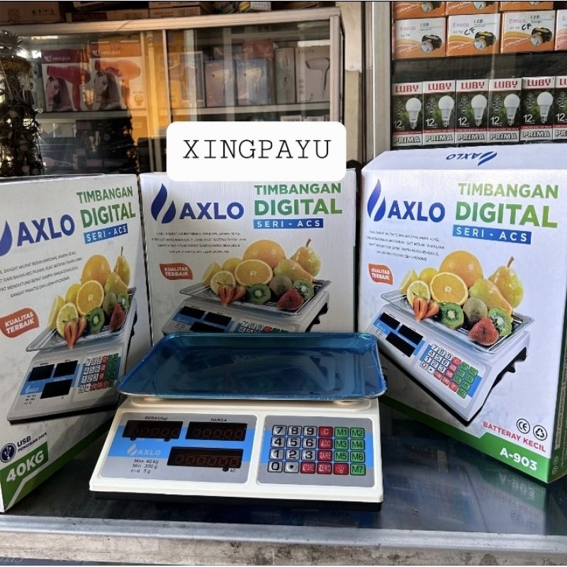 Jual Timbangan Buah 40kg Axlo 903 | Shopee Indonesia