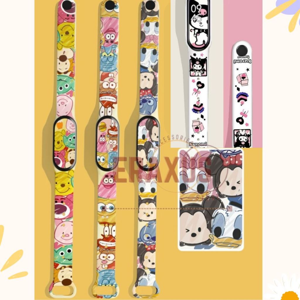 Jual [Eraxus] Strap Mi Band 3 / 4 Xiaomi Mi Band 5 / 6 Mi Band 7 Mi Band 6 Tali Pengganti Miband ...