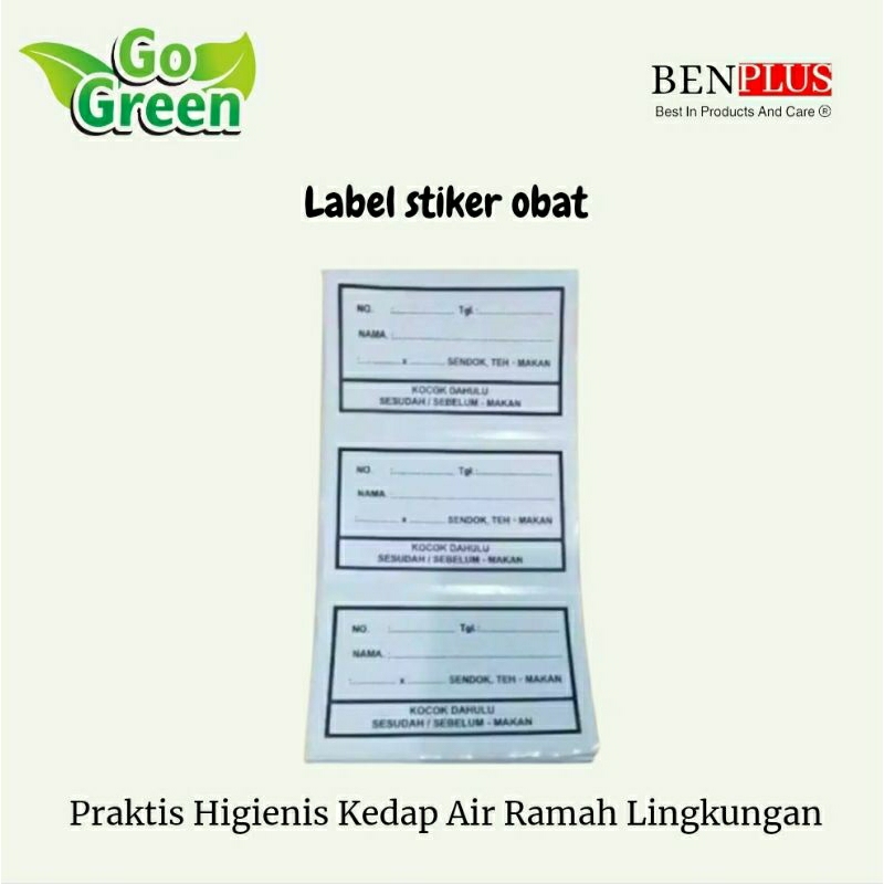 Jual label stiker obat | Shopee Indonesia