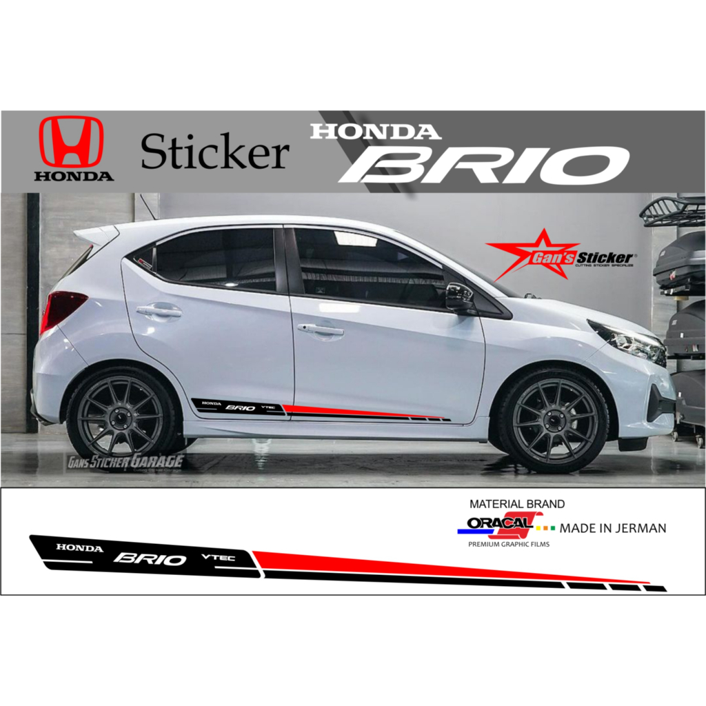 Jual sticker honda brio all new brio setya | Shopee Indonesia