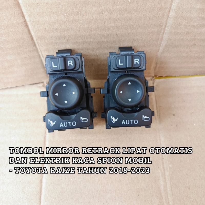 Jual Tombol Mirror Retrack Elektrik spion Toyota Raize tahun 2018-2023 ...