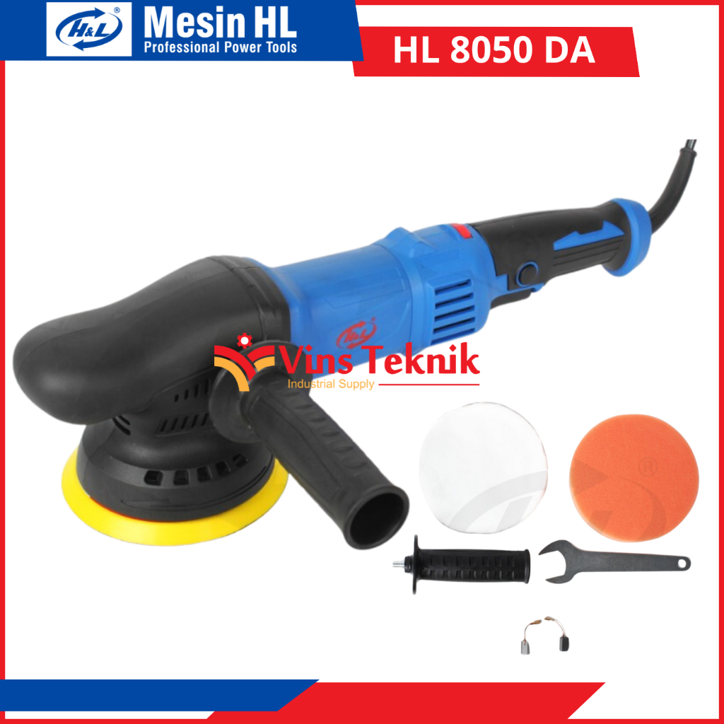 Jual Polisher Dual Action 5" Mesin poles HL 8050 H&L HL8050DA | Shopee Indonesia