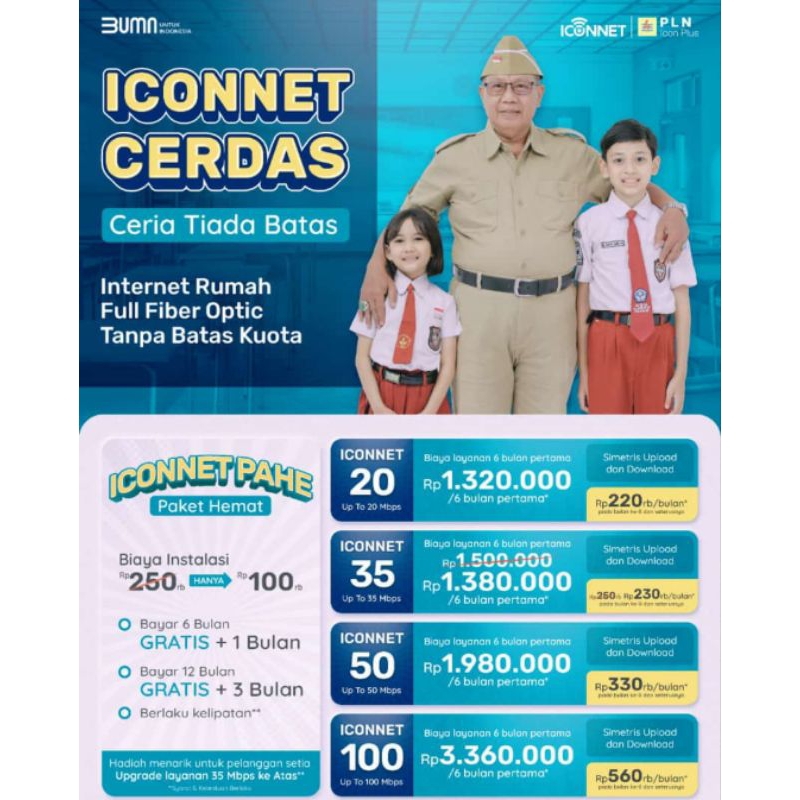 Jual PAKET WIFI ICONNET PLN | Shopee Indonesia