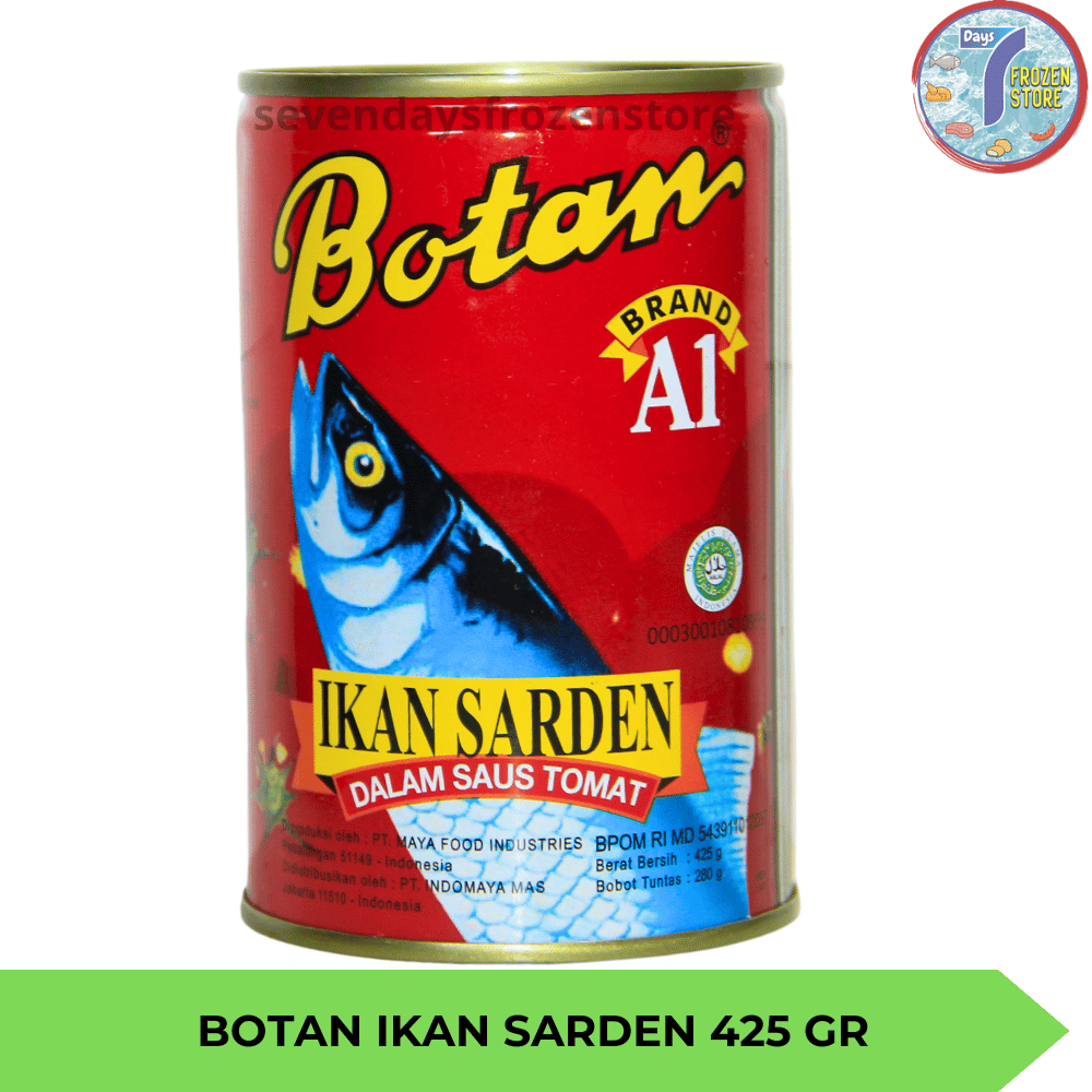 Jual Botan Ikan Sarden Premium 425 gr | Shopee Indonesia