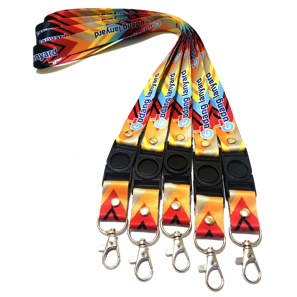 Jual Cetak lanyard Print sublim 1,5cm. / Kalung idcard Min Cetak 11pcs ...