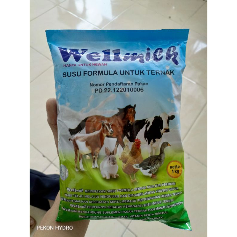 Jual WELLMILK 1 KG Susu Formula Premix Ternak Hewan | Shopee Indonesia