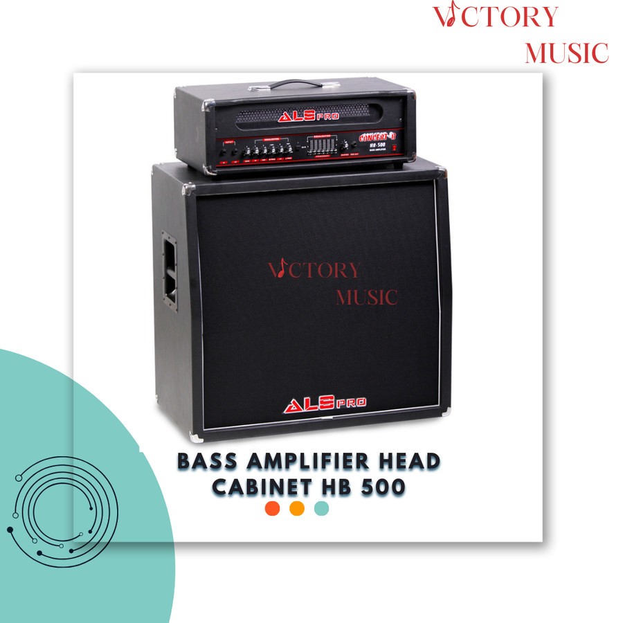 Jual Amplifier Bass Merk ALS PRO Head Cabinet HB 500 | Shopee Indonesia