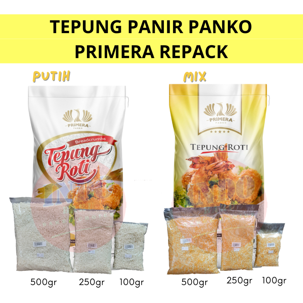 Jual Tepung Panir Panko Mix/Putih Repack 100gr | Shopee Indonesia
