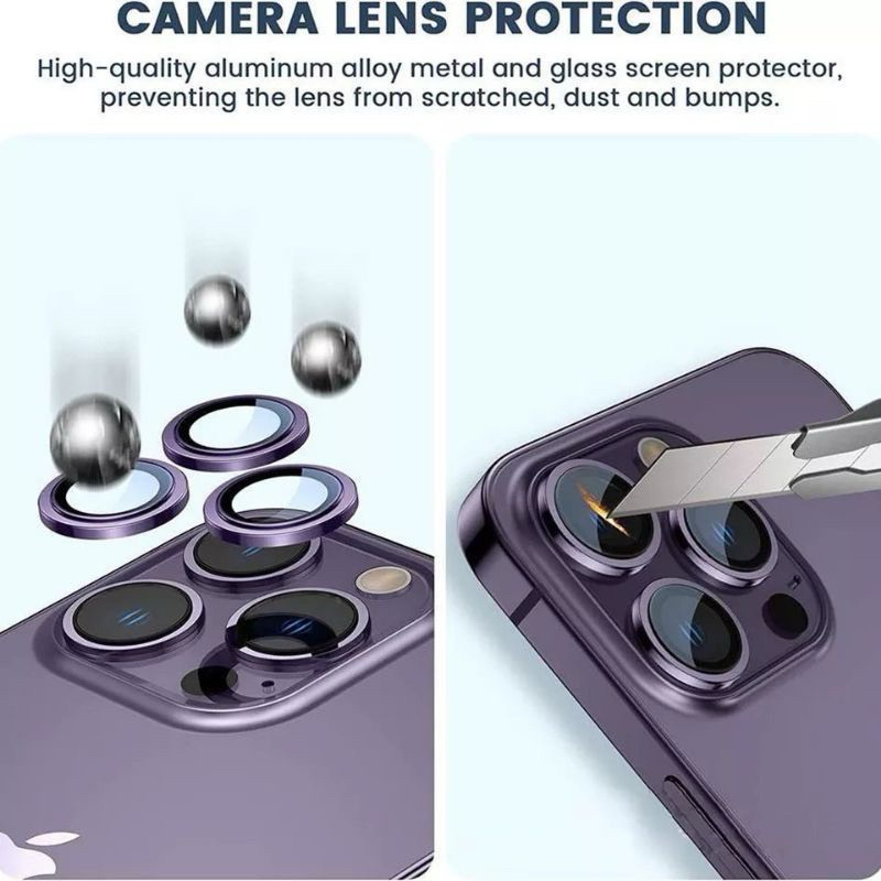 Jual ( 1 PAKET ) Ring Camera Lens Protection IPHONE 11 12 13 14 15 14 ...