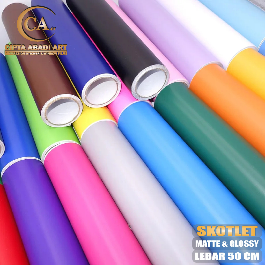 Jual Stiker Skotlet Motor Hitam Doff Sticker Kaca Akrilik Akuarium Dop ...