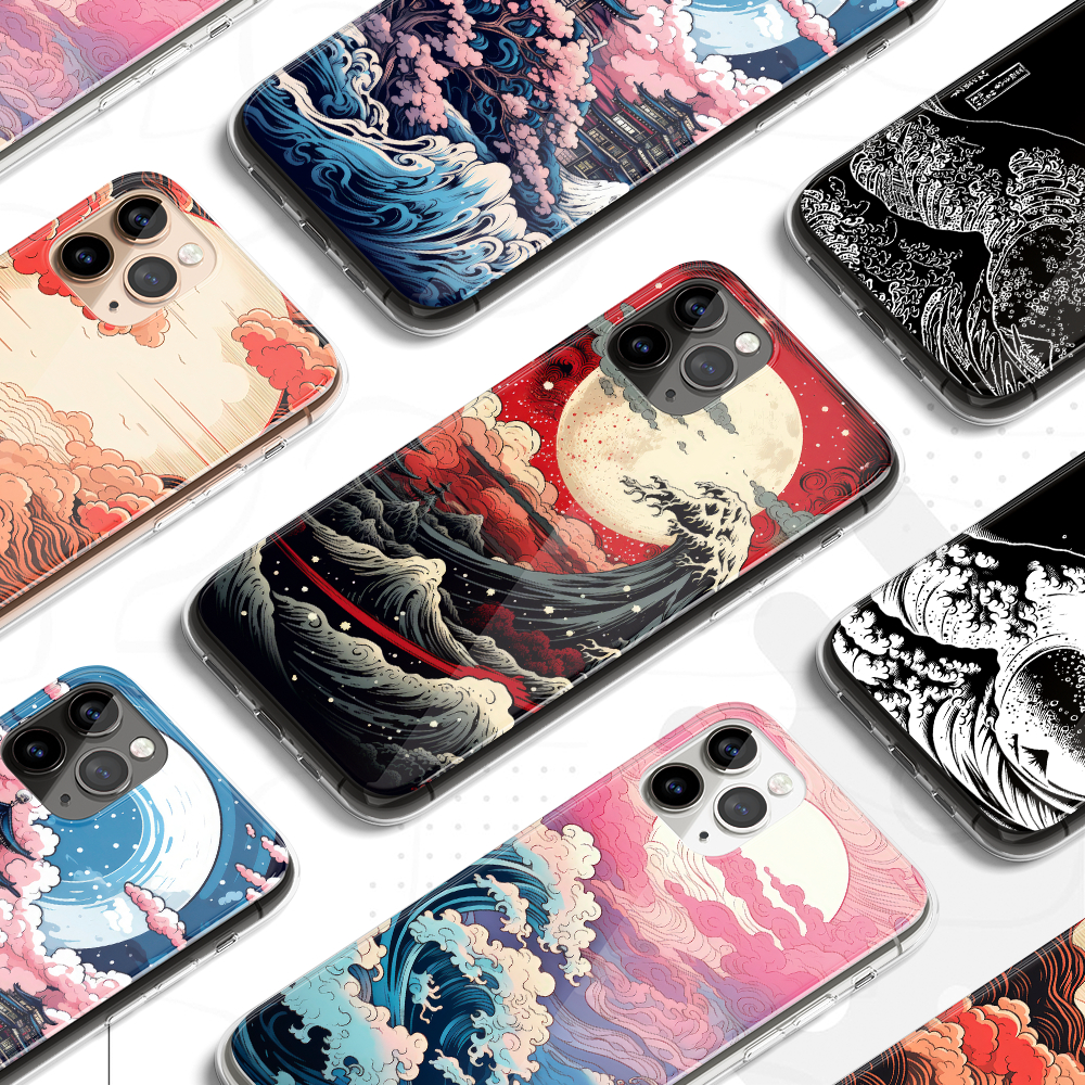 Jual Case Premium Kanagawa Wave Collection (3) (Semua Type HP) | Shopee Indonesia