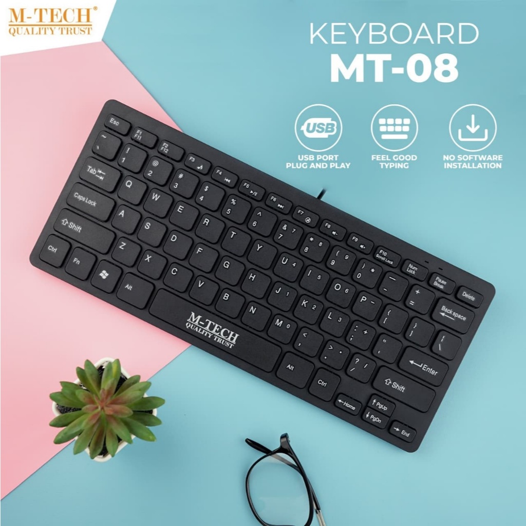 Jual M-Tech Keyboard Mini USB MT-08 | Shopee Indonesia