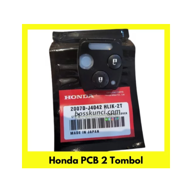 Jual Tombol Remote Honda 2 tombol casing pcb Jazz Mobilio Brio City ...