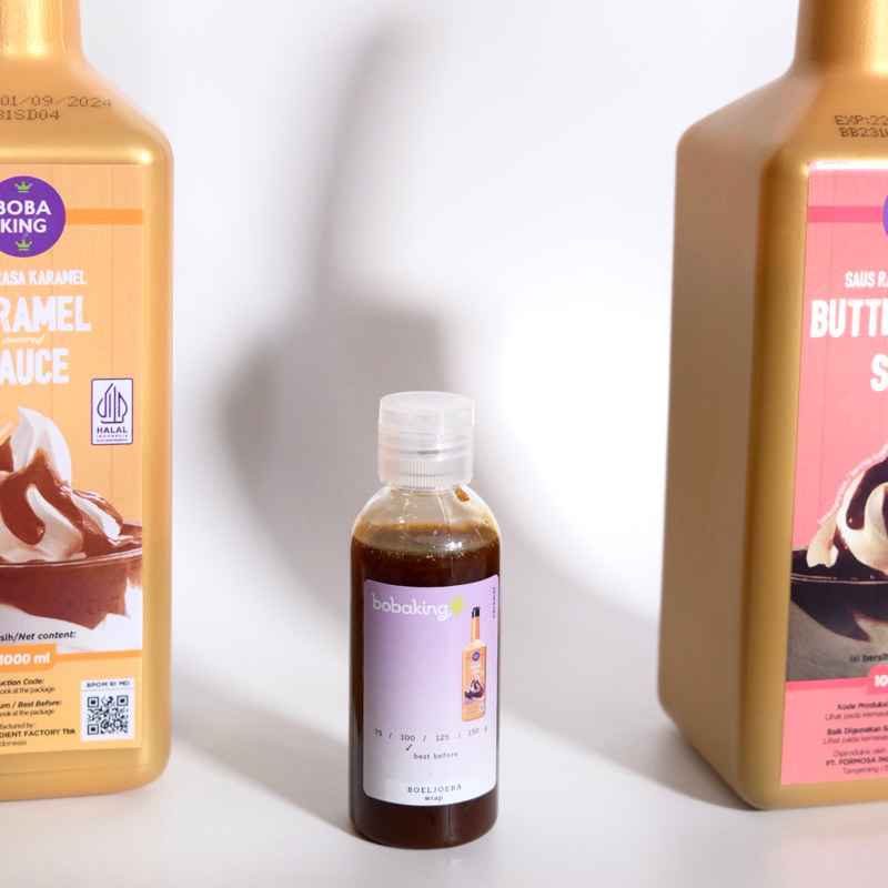 Jual Bobaking All Varian Sauce & Sugar Repack [30, 75, 100] g | Shopee ...