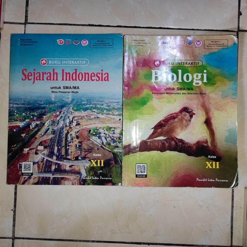 Jual BUKU INTERAKTIF UNTUK SMA KELAS XII INTAN PARIWARA, SEJARAH INDONESIA, BIOLOGI, EKONOMI ...