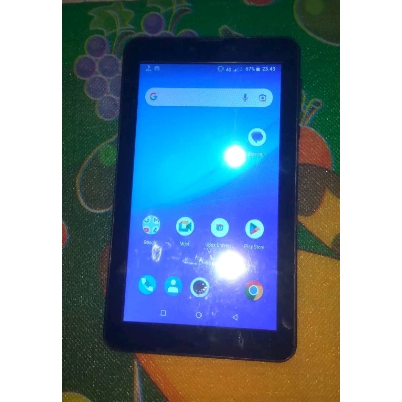 Jual TABLET EVERCOSS BRAVO U70C JARINGAN 4G DUAL SIM SECOND NORMAL ...