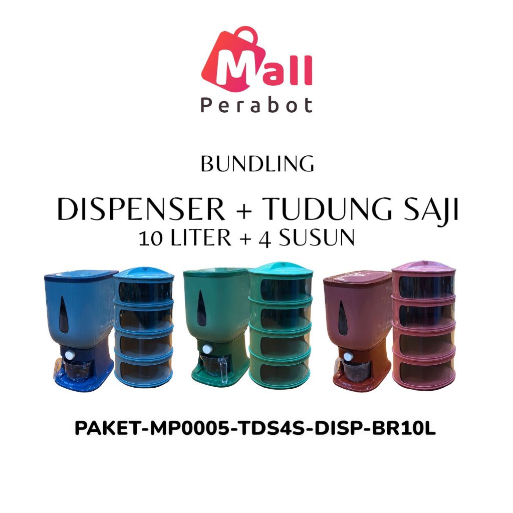Jual Mall Perabot | BUNDLING Dispenser Beras 10 Liter | Tudung Saji 4 ... Jual Mall Perabot | BUNDLING Dispenser Beras 10 Liter | Tudung Saji 4 ...