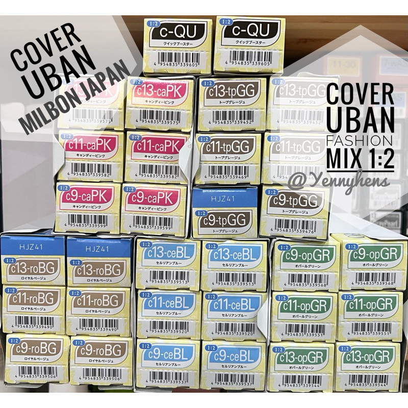 Jual CAT RAMBUT MILBON Ordeve Crystal Hair Color 80gr COVER UBAN FASHION | Shopee Indonesia