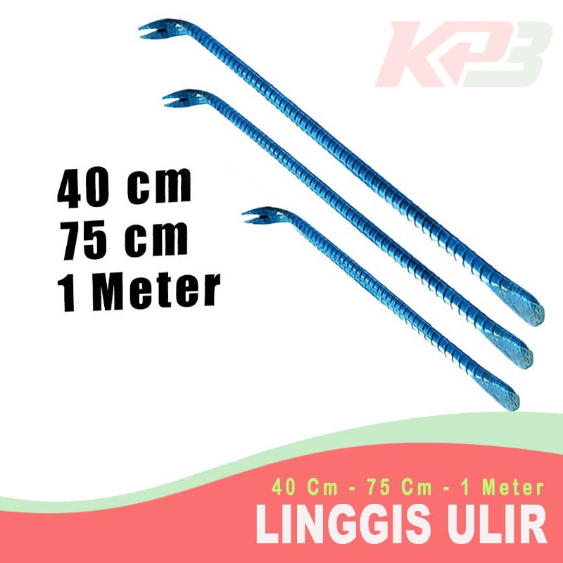 Jual Linggis Ulir Panjang Banyak Ukuran (40 cm 75 cm 1 Meter) - Linggis Pencabut Paku Congkel ...
