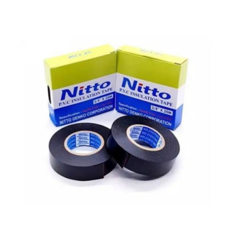 Jual Isolasi Nitto 30Meter| Isolasi Listrik | Isolasi PVC Nitto 3/4inch ...