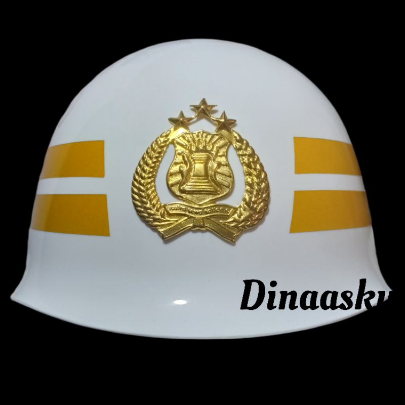 Jual Helm Upacara Logo Polisi | Helm Panji Polisi | Helm Polisi ...