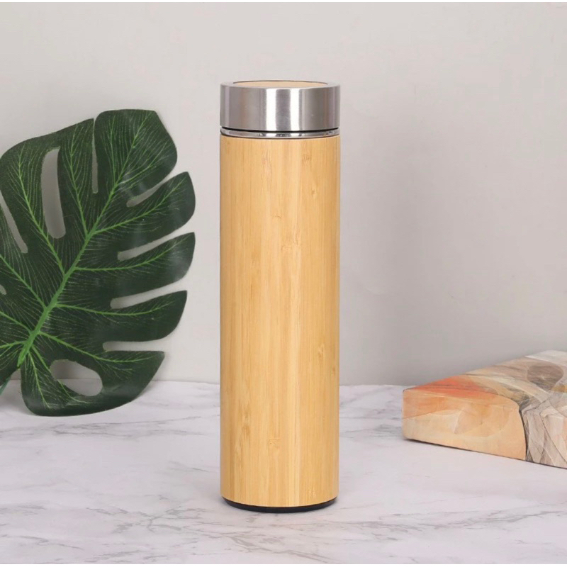 Jual Tumbler Sakura Bambu 500ml Botol air minum stainles motif bambu ...