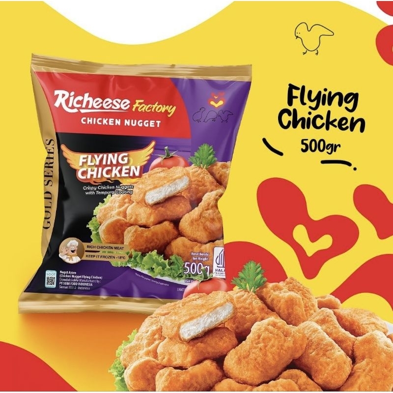 Jual Richeese Factory Chicken Nugget Flying Chicken / Classic Recipes ...