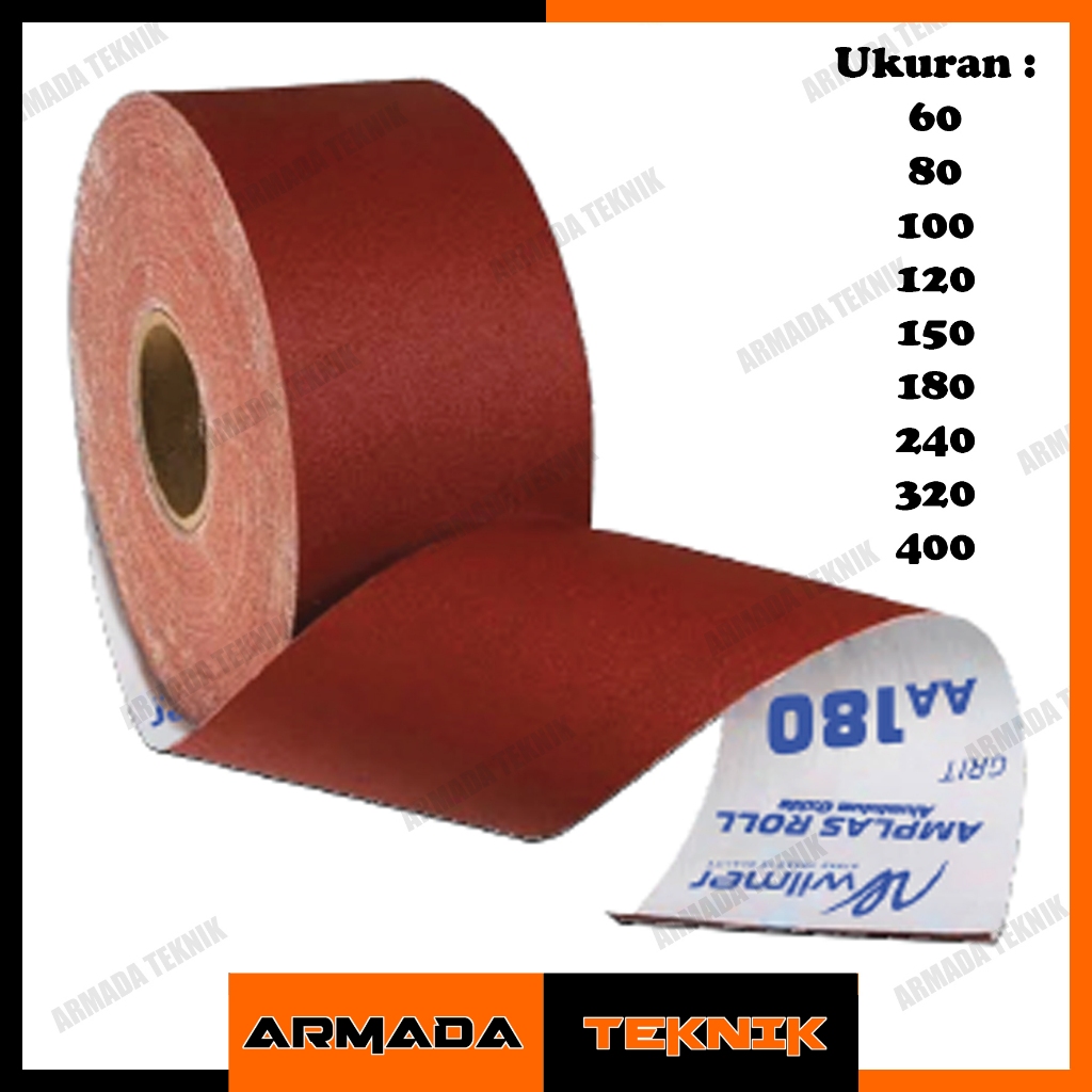 Jual Amplas Roll Amplas Kayu Mesin Sander 60 80 100 120 150 240 320 400 ...