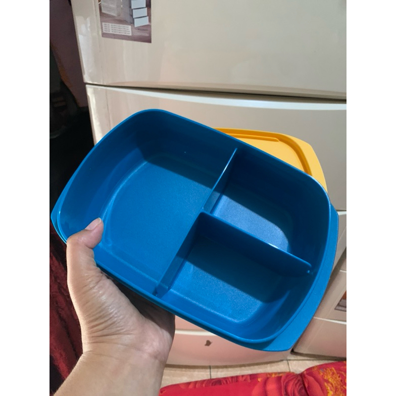 Jual 1 Pcs byo lunch box 1 L tupperware- tempat makannya saja (bersekat ...