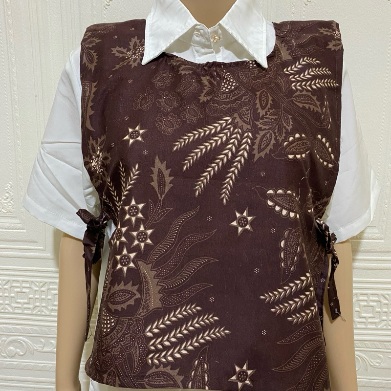 Jual Vest Batik viral termurah vest formal vest kantor vest kondangan ...