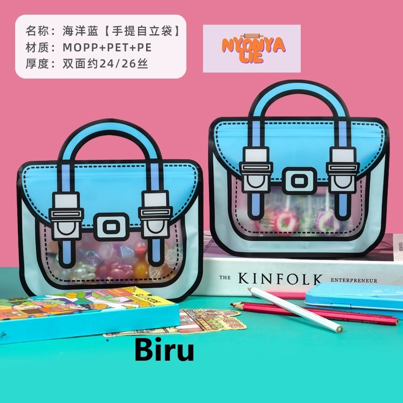 Jual GBP02 Goodie Bag BESAR Plastik Ziplock Tas Bingkisan Kemasan ...